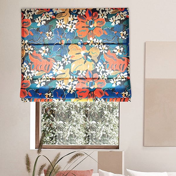 Fabric Roman Shade - Etsy