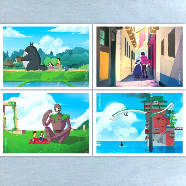 Anime Postcards - Etsy