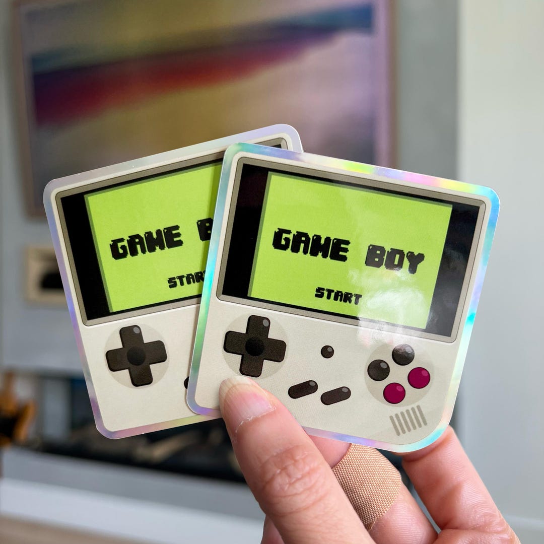 Gameboy Stickers - Sets of 2 - Etsy