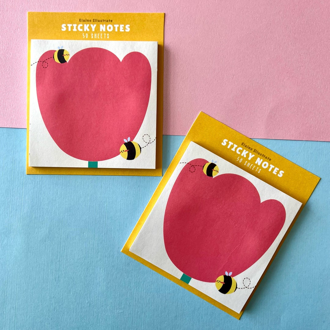 Tulip Sticky Notes/ Memo Pads, Office Supplies - Etsy
