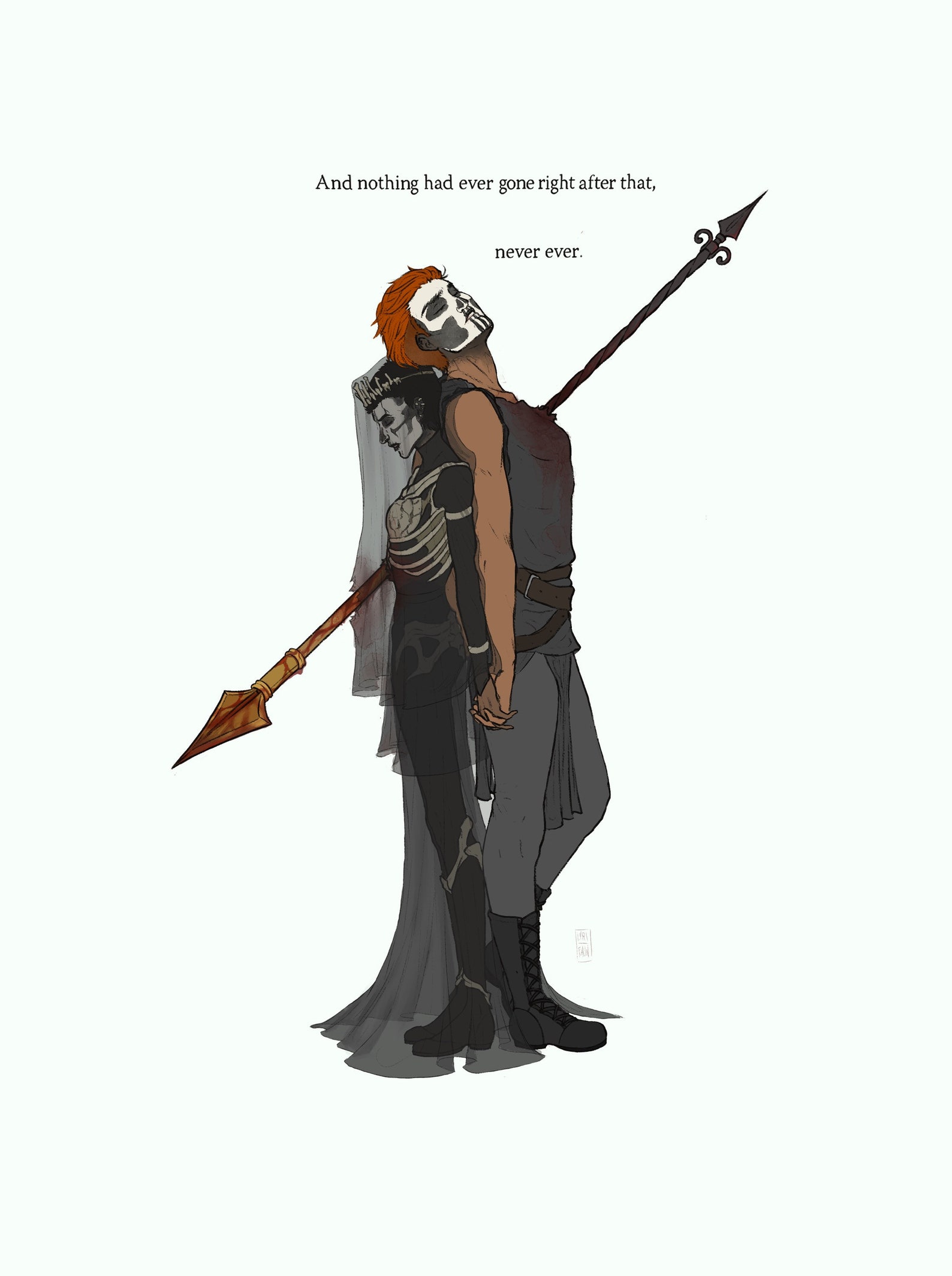 And Nothing Ever Went Right After That || the Locked Tomb Fanart ...