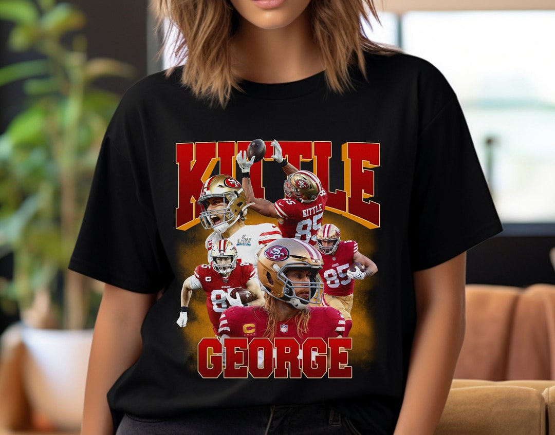 George Kittle PNG, Tshirt Design Digital Download, Vintage Bootleg ...
