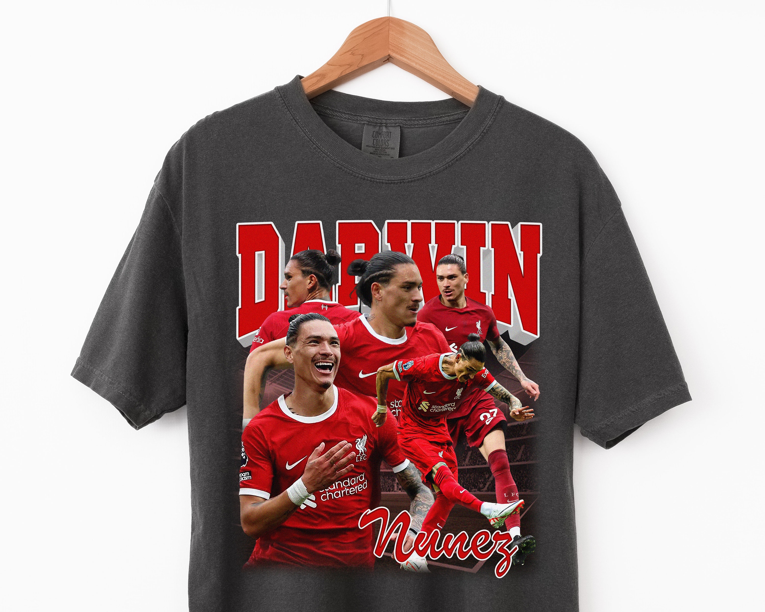 Darwin Nunez PNG, Darwin Shirt Design, Liverpool Bootleg Shirt, Soccer ...