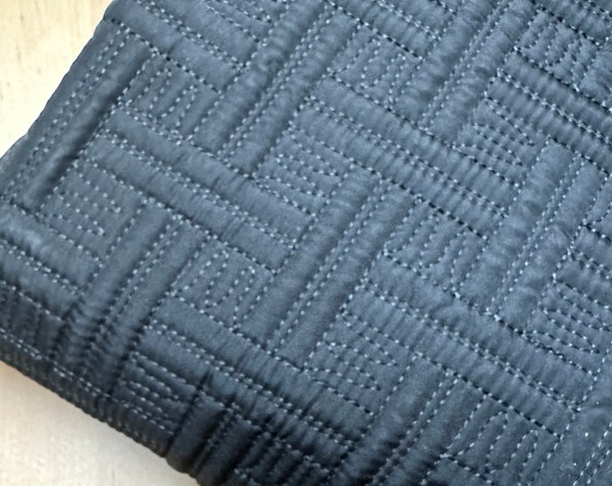 Black Quilted Fabric, Double Faced Pre Quilted Fabric, Quilted Fabric ...