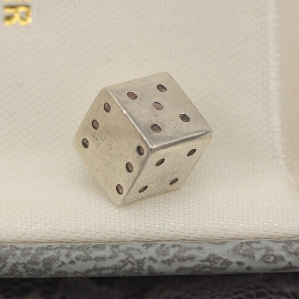 Solid Silver Dice - Etsy