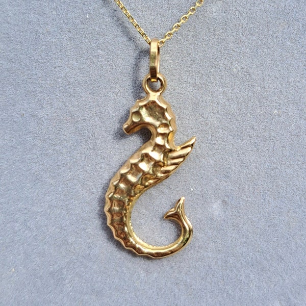 Seahorse Charm - Etsy UK
