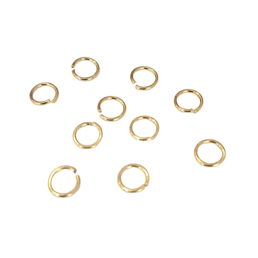 Solid 9ct Gold Open Jump Ring - Etsy