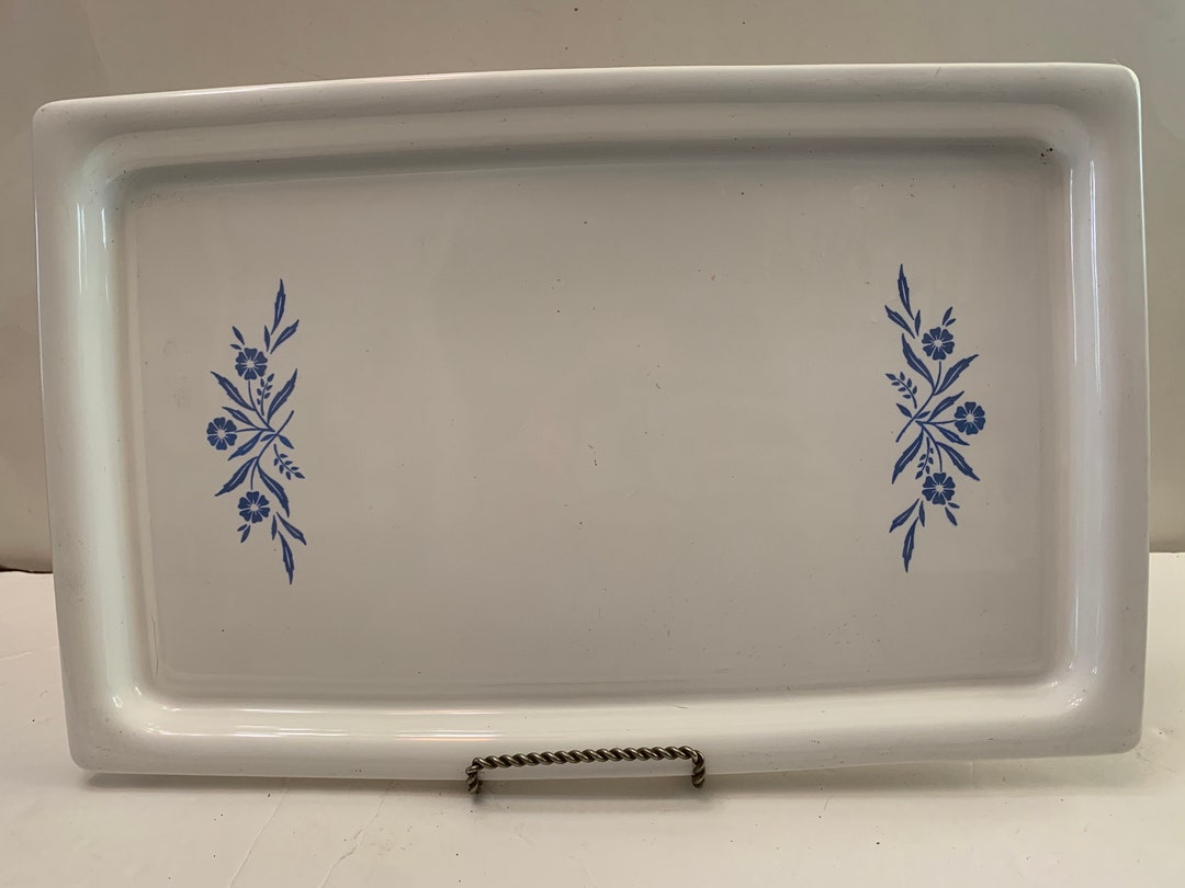 Vintage 1980s Blue Cornflower Corningware Bake/broil Pan Tray - Etsy
