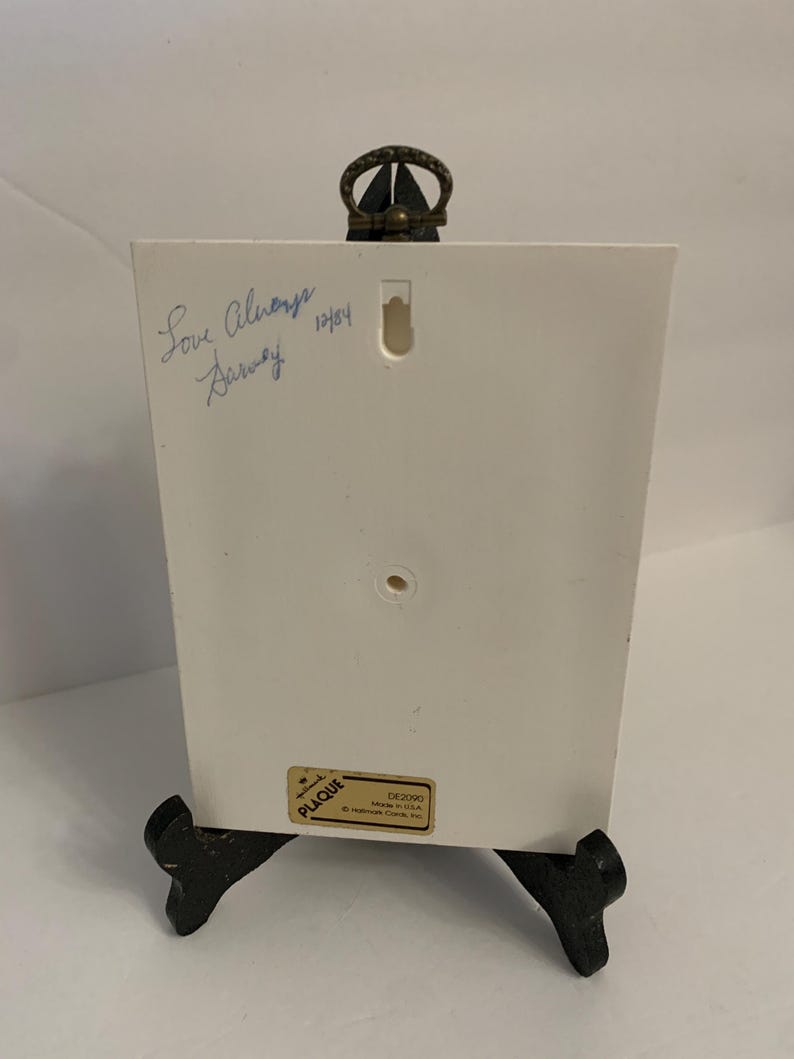 Vintage Friends Hallmark Small Wall Hanging Plaque 1983 - Etsy