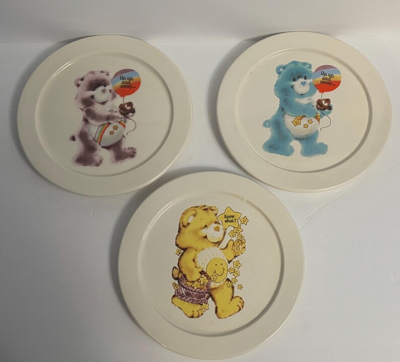 Decorative 8” Vintage CHEER Bear Care Bear Plate 1980s - Etsy