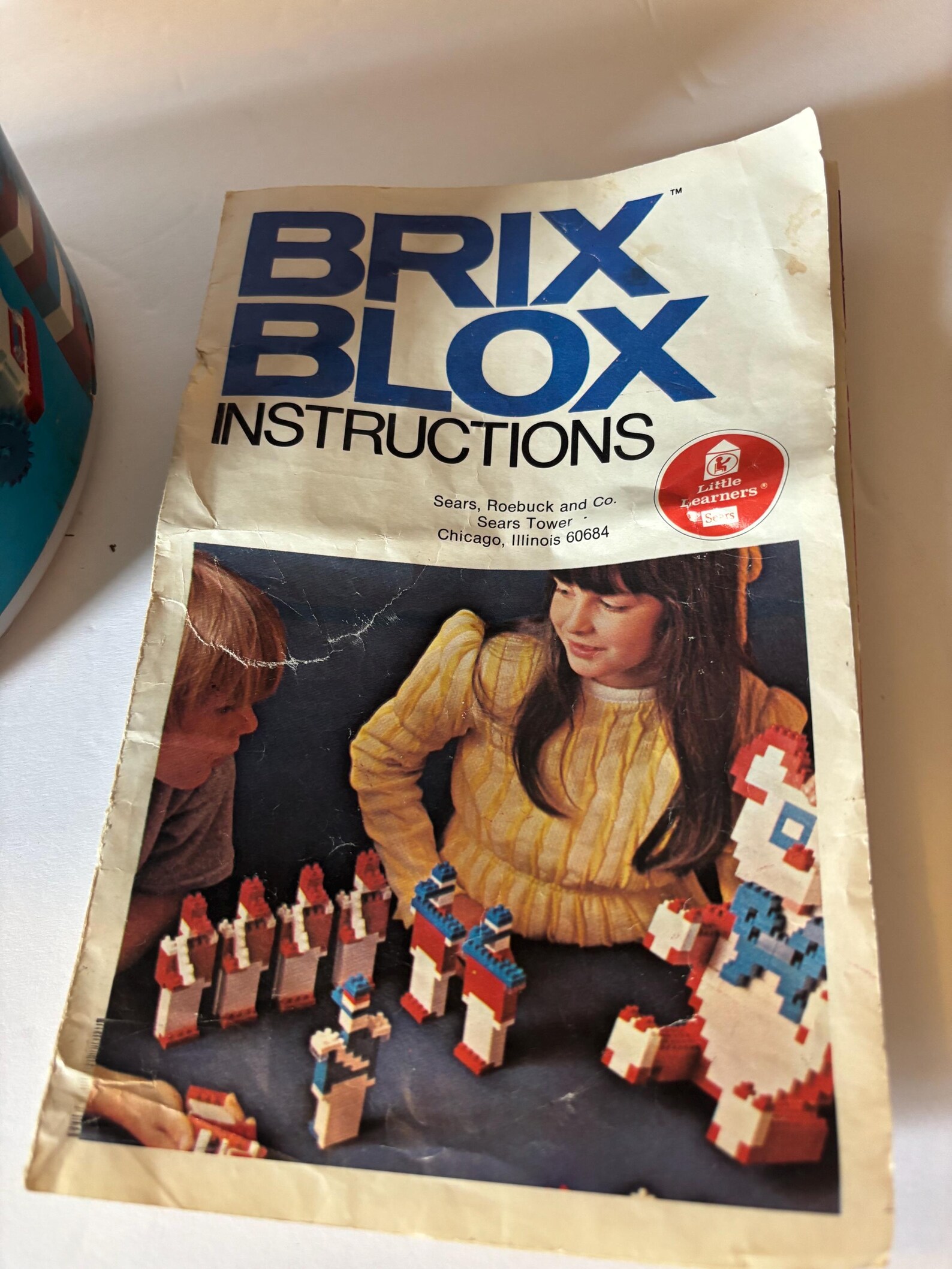 Vintage Blocks 1980s Brix Blox 1000 Pc Bucket With Instructions - Etsy