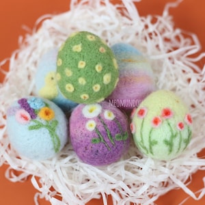 Easter Egg Needle Felting, Easter Rabbit - Etsy