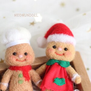 Gingerbread Doll, Needle Felted Doll - Etsy