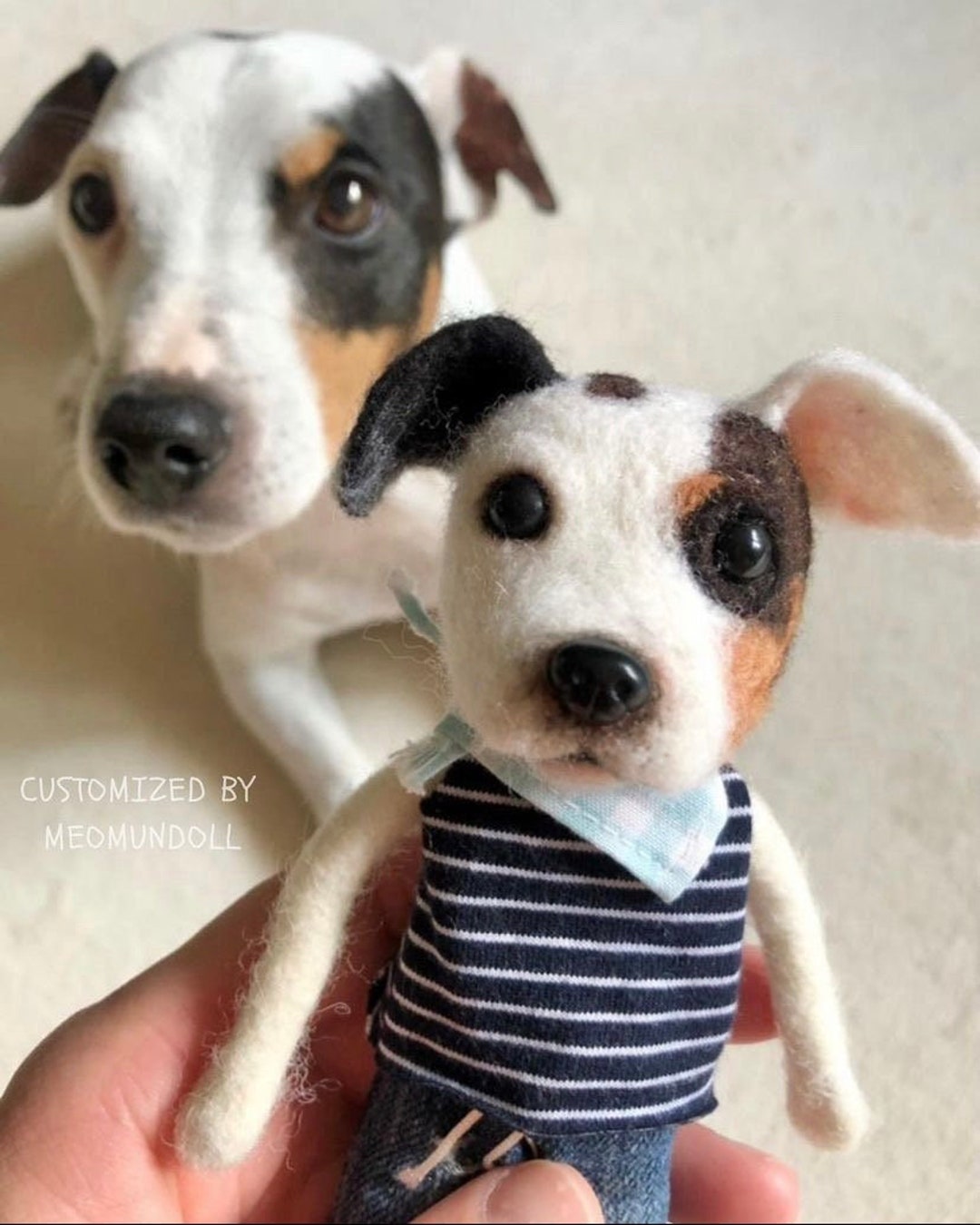 CUSTOMIZED Pet Doll, Needle Felted Doll, Gift for Dog Lover - Etsy