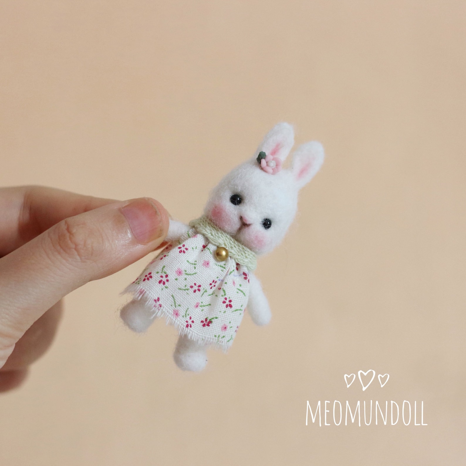 Miniature Figures, Miniature Rabbit, Tiny Rabbit, 3 Inch Toys, 3 Inch ...