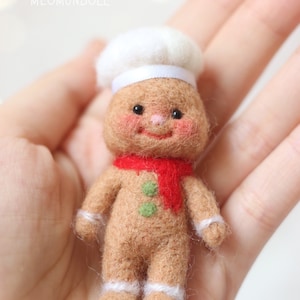 Gingerbread Doll, Needle Felted Doll - Etsy