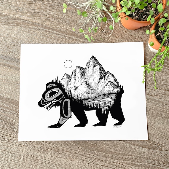 Alaska Native Art Bear
