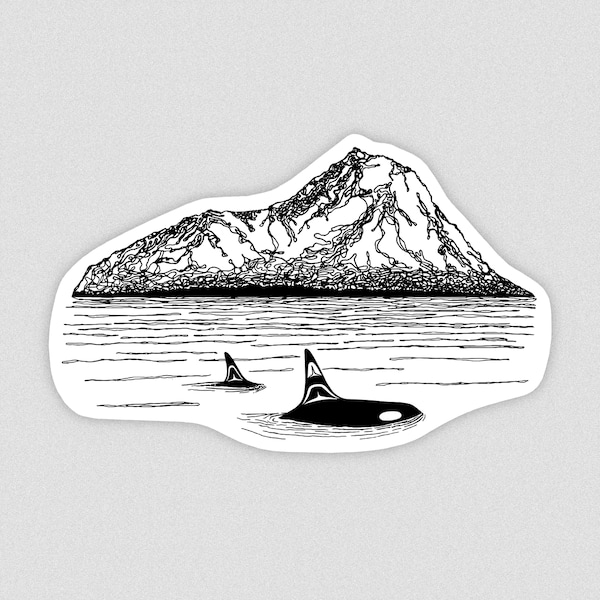 Orca Whale Decal - Etsy