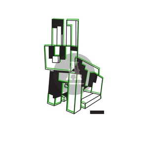 Minecraft Rabbit SVG - Etsy