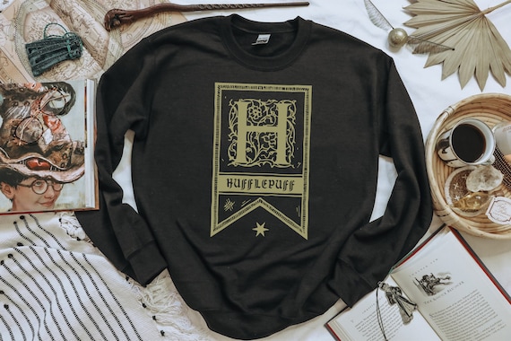 House of the Badger huffle Puff H Banner SVG - Etsy