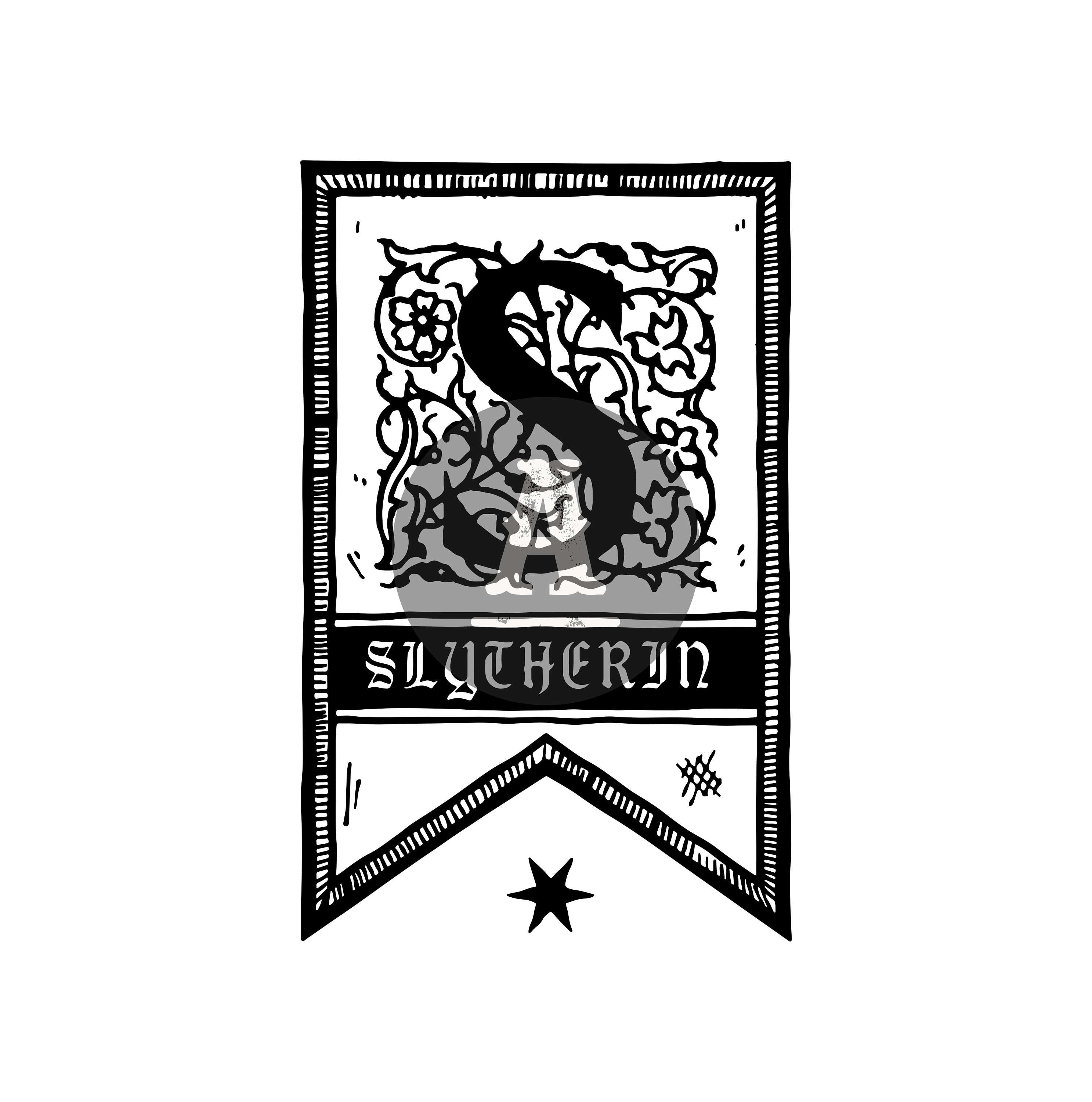 House of the Serpent slyth Erin S Banner SVG - Etsy