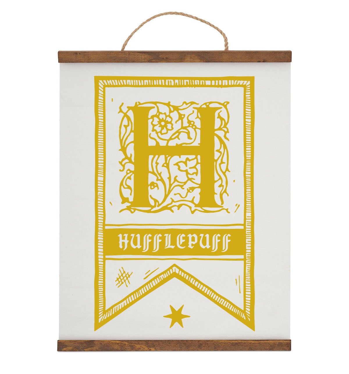 House of the Badger (huffle Puff) H Banner SVG - Etsy