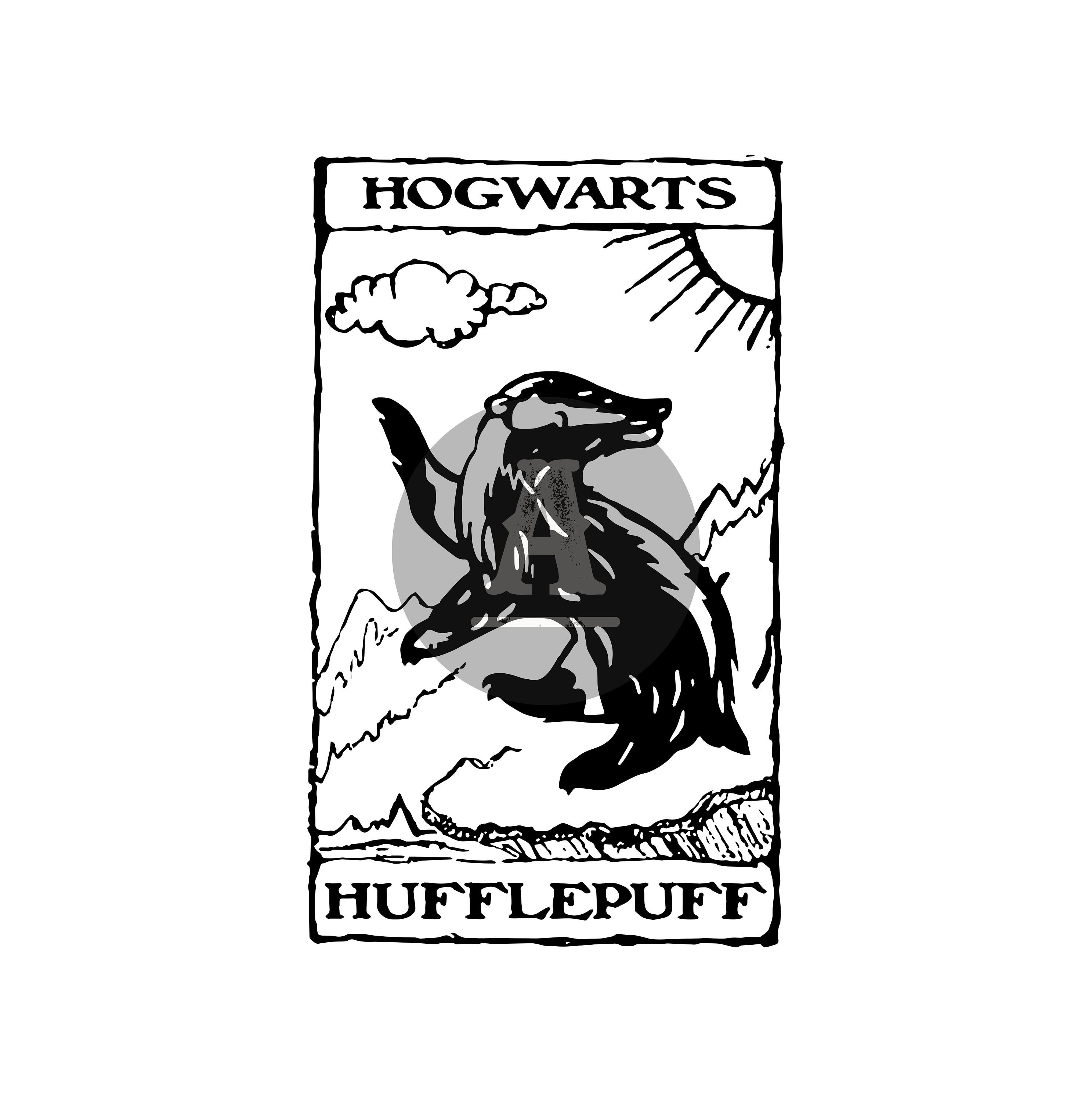 House of the Badger (huffle Puff) Tarot-inspired SVG - Etsy