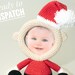 Hand Crochet Handmade Santa Photo Frame Toy Christmas Gift 8" Tall - Etsy
