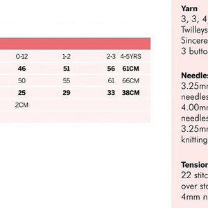 Baby Knitting Pattern Girl's Flared Bolero Baby Bolero 18-24" DK PDF ...