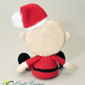 Hand Crochet Handmade Santa Photo Frame Toy Christmas Gift 8" Tall - Etsy