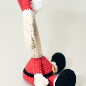 Hand Crochet Handmade Santa Photo Frame Toy Christmas Gift 8" Tall - Etsy