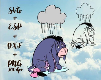 Eeyore svg | Etsy