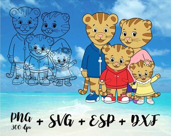 Daniel tiger svg | Etsy