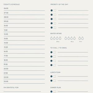 Printable Downloadable 2023 Planner | Printable Weekly Daily Planner ...