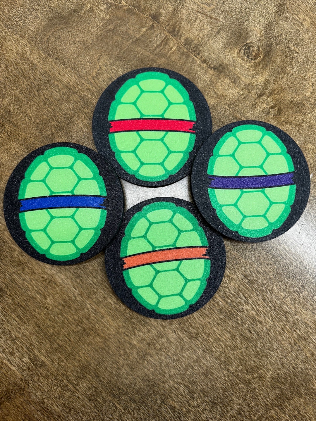 TMNT Teenage Mutant Ninja Turtles Inspired Coasters - Etsy