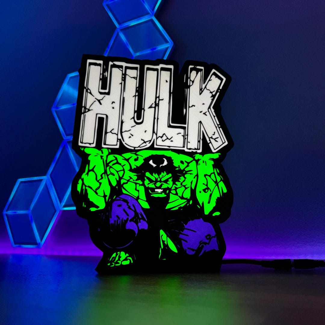 Hulk Light Box - Etsy