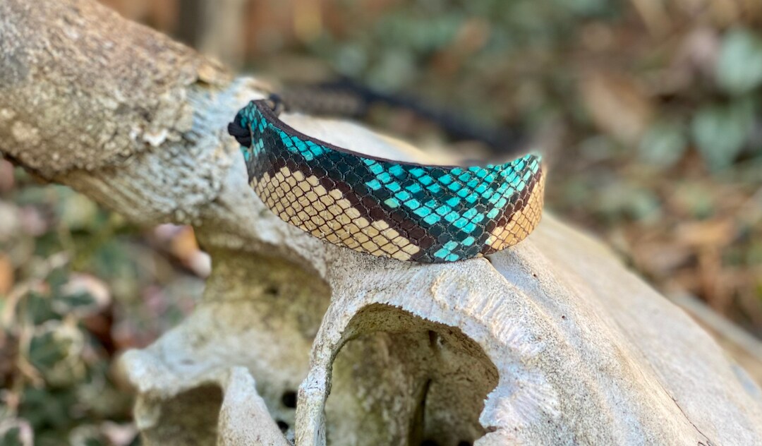 Custom Python and Leather Wrist Sling - Etsy