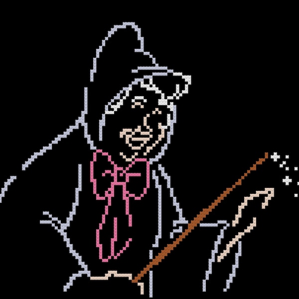 Fairy Godmother Cross Stitch Etsy