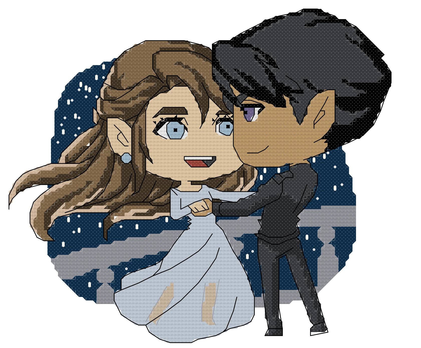 Starfall Dance ACOTAR Cross Stitch Pattern - Etsy