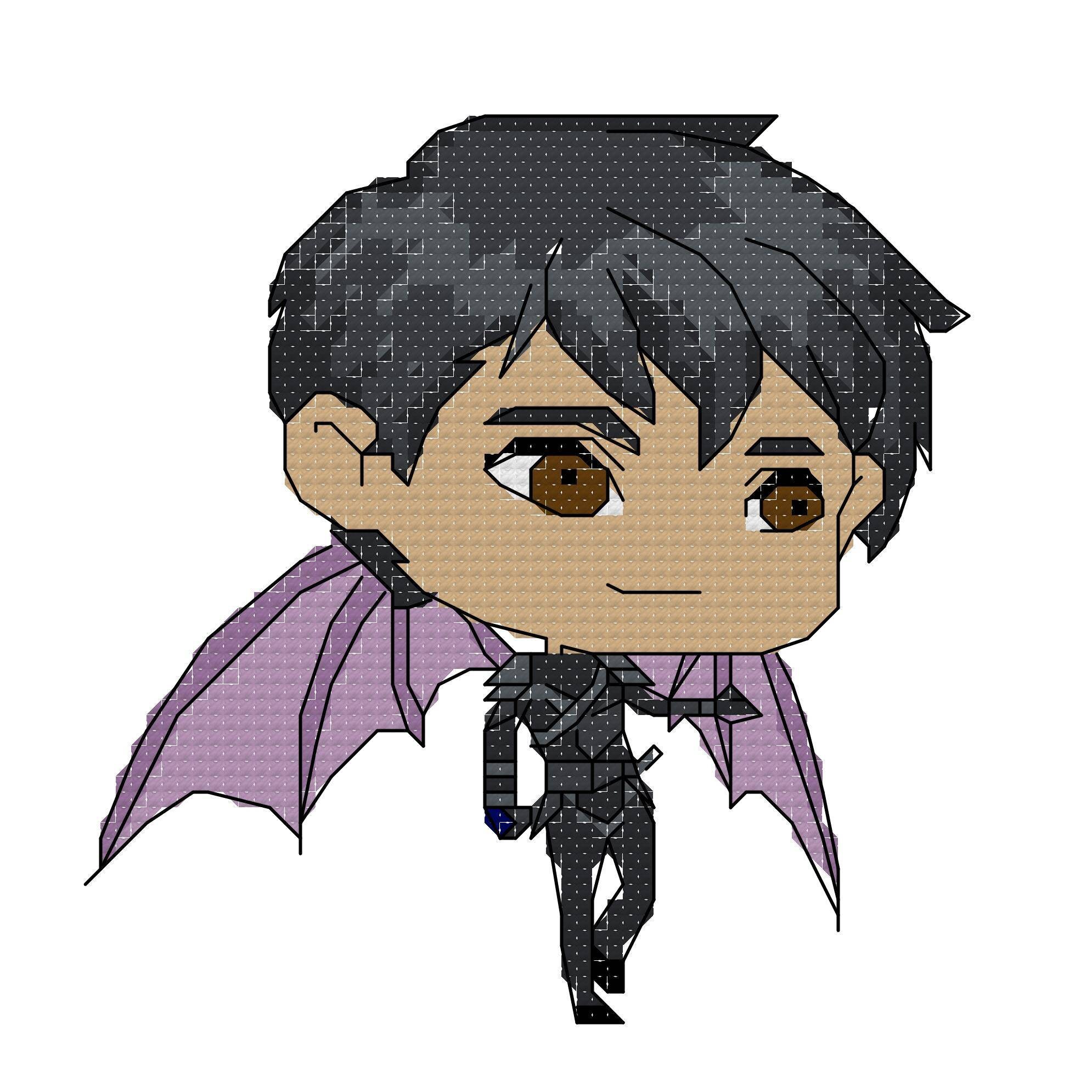 Azriel Cross Stitch Pattern PDF File - Etsy