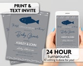 Fishing Baby Shower Invitations Best Catch of the Day - Etsy