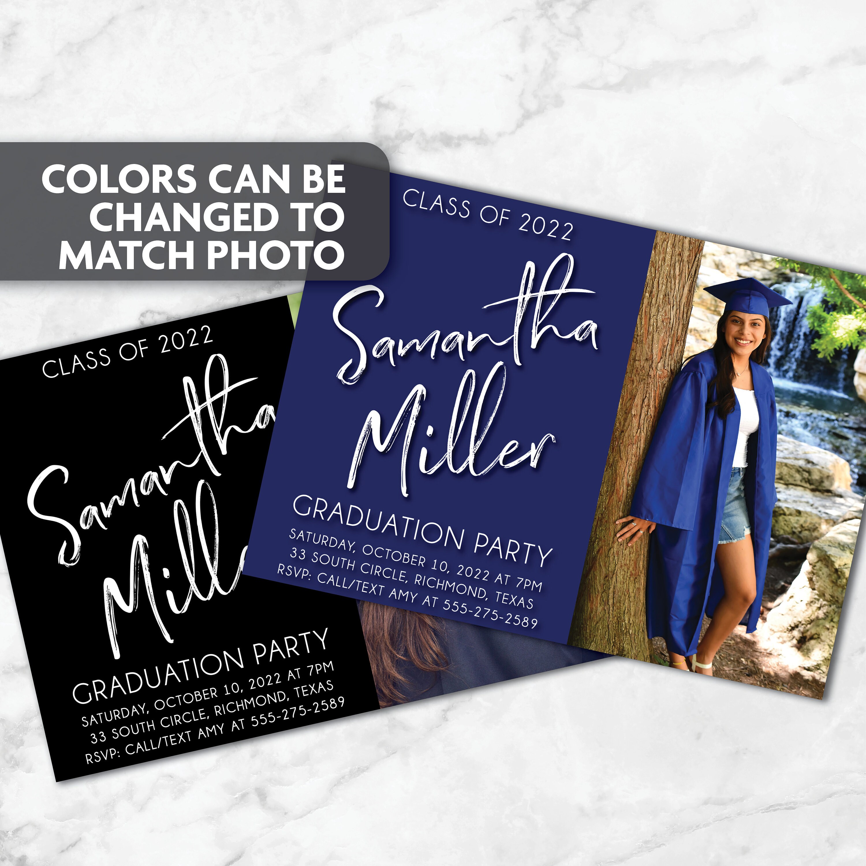 Graduation Party Invitation Print Text or Email Invite - Etsy