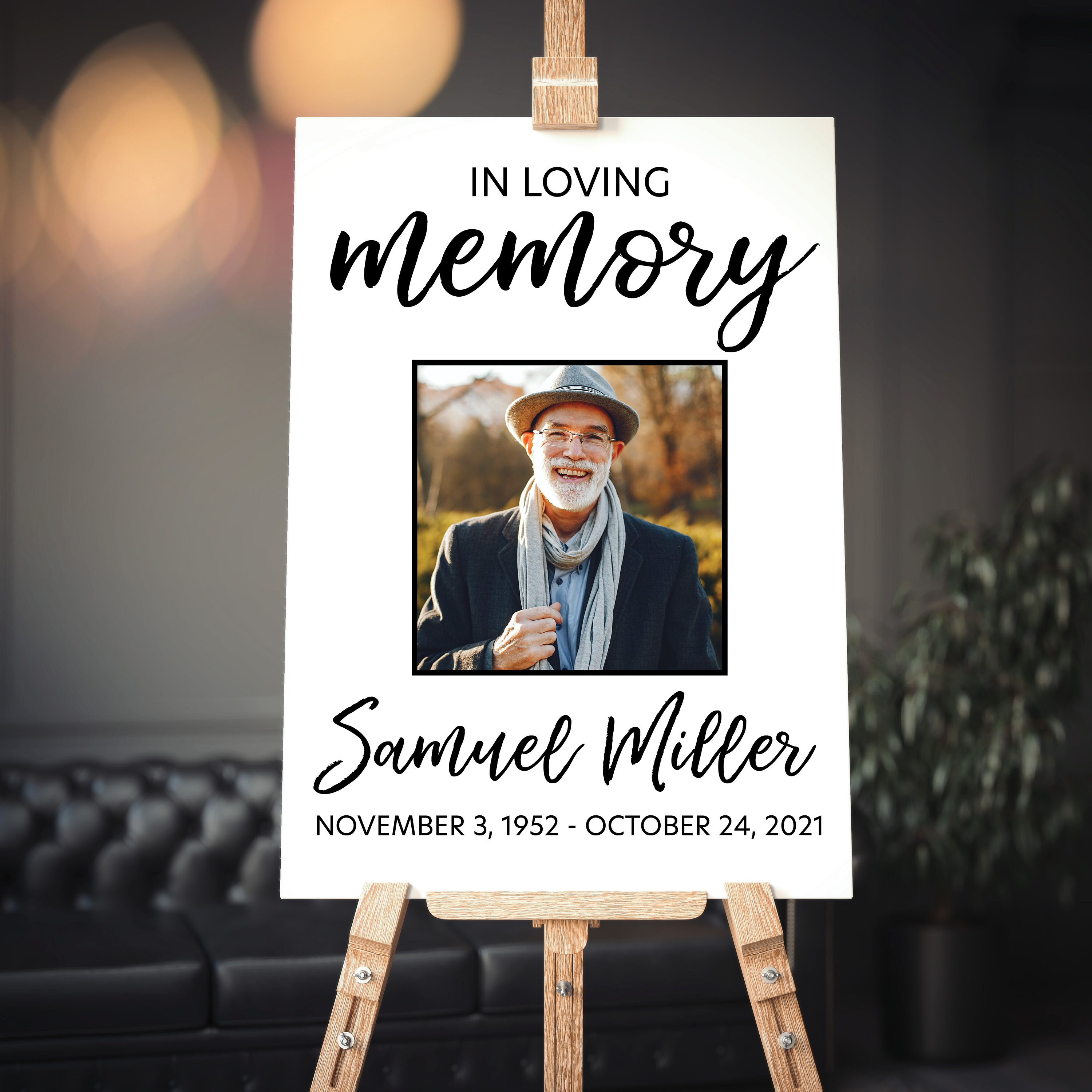 Funeral Sign Any Size You Choose - Etsy