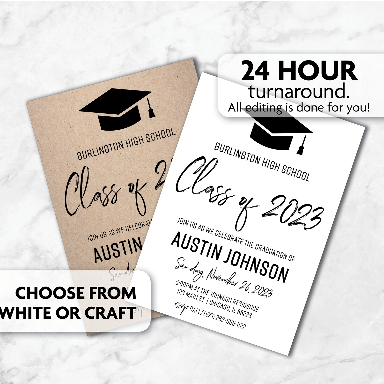 Graduation Party Invitation Print Text or Email Invite - Etsy