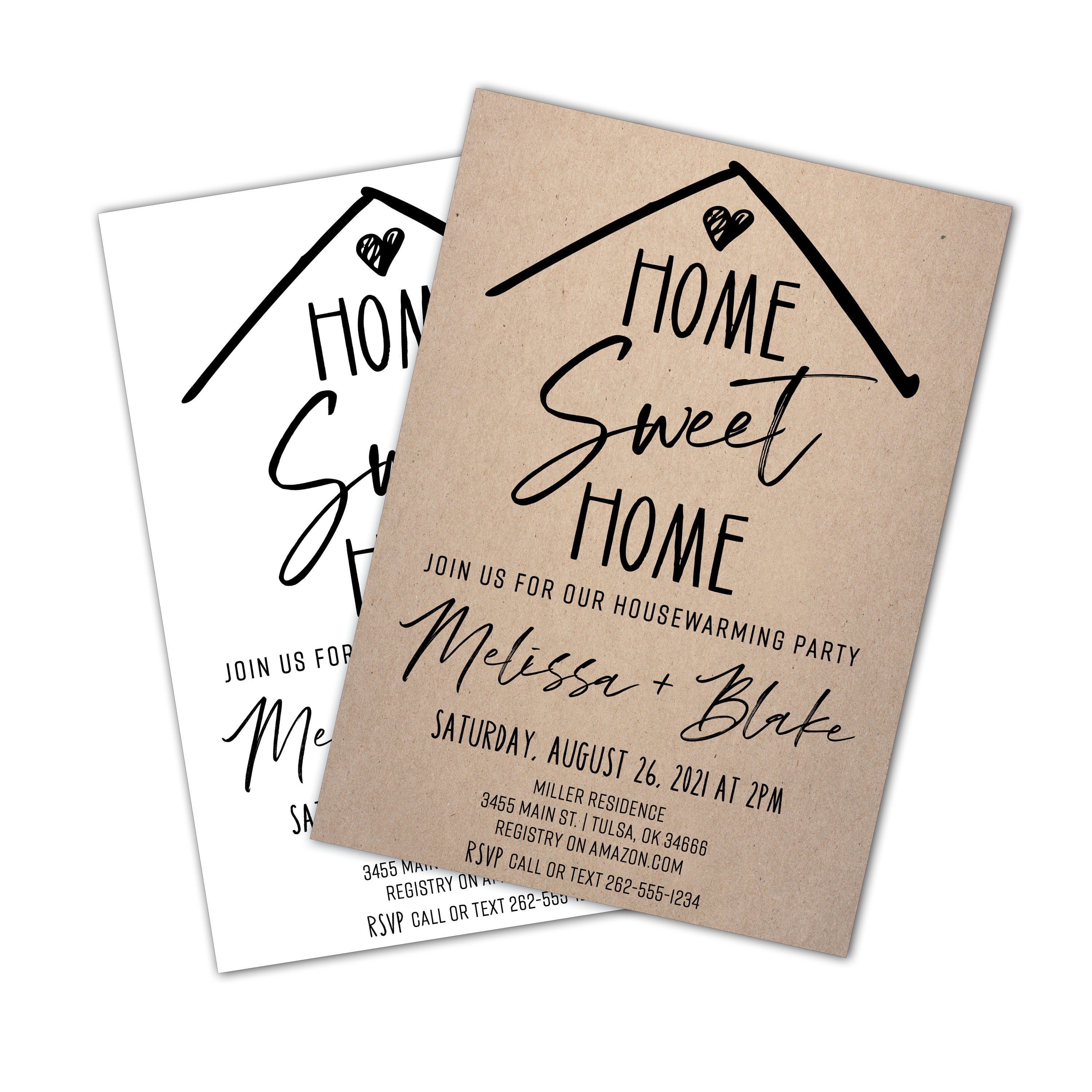 Home Sweet Home Housewarming Invitation | Etsy
