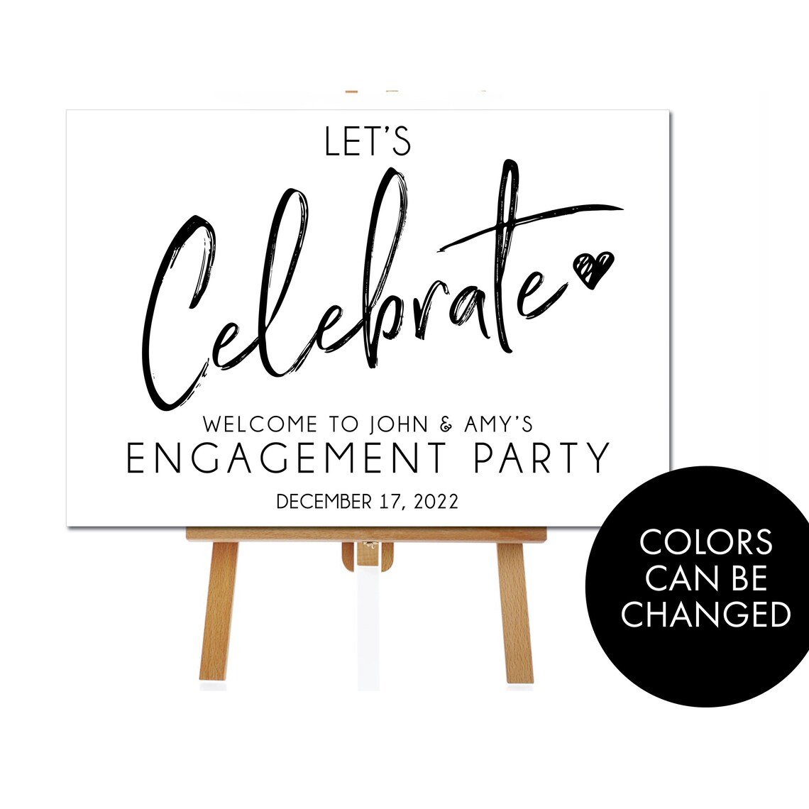 Let's Celebrate Sign | Welcome Sign | Wedding | Engagement | Shower - Etsy
