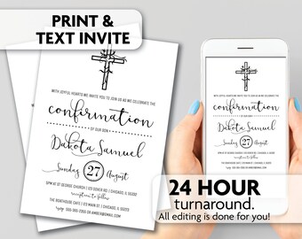 Graduation Party Invitation Print Text or Email Invite - Etsy