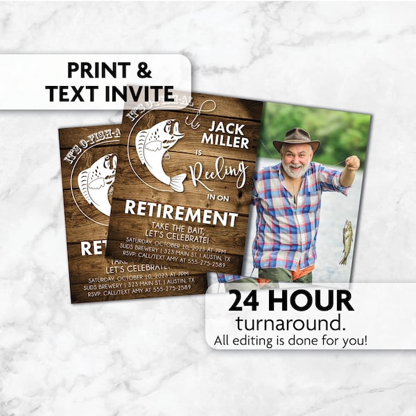 Retirement Party Email Invitation - Etsy