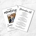 Memorial Poem Card | Celebration of Life | Prayer Card | Print, Text or ...