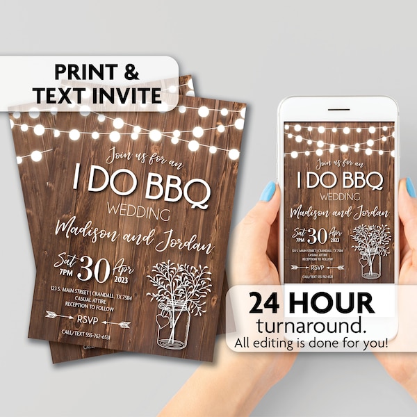 I Do Bbq Wedding - Etsy
